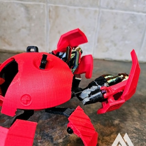 Splatoon Inspired Crab Tank Figure Unpainted Kit Fully Assembled Random ...