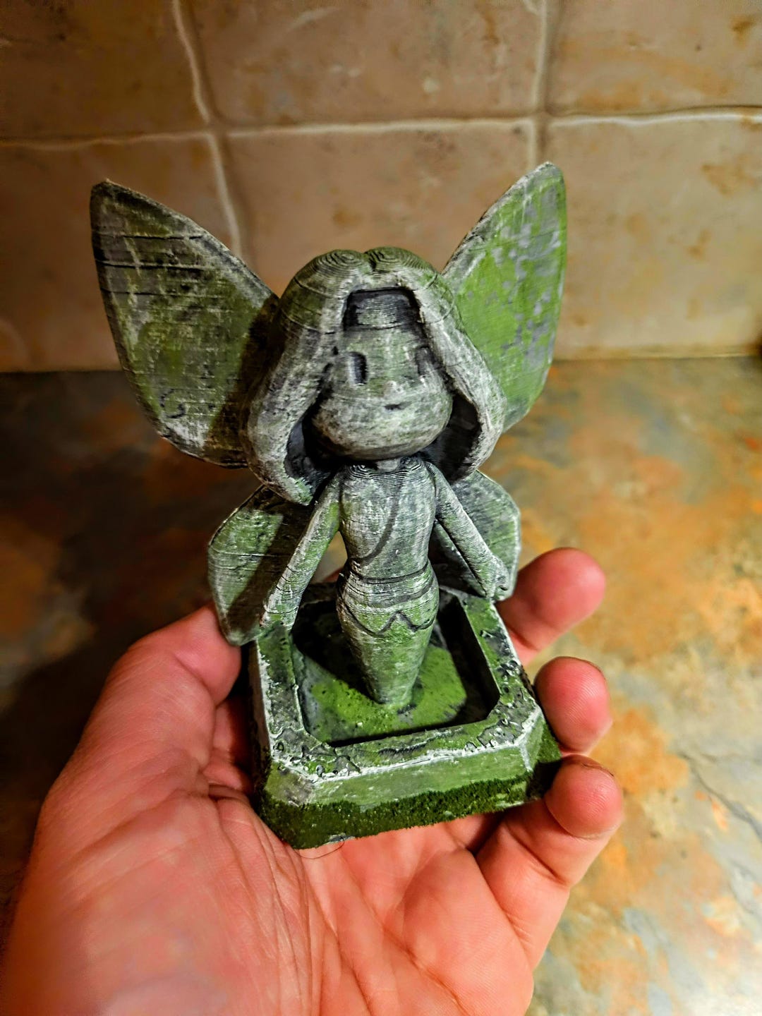 Echoes of Wisdom Inspired Mini Fairy Fountain Statue Made to Order - Etsy