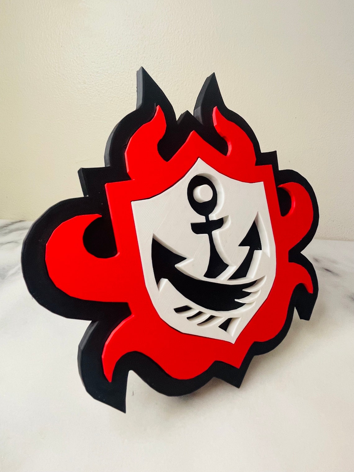 4 Splatoon Inspired Display Badges Statues ! Grizzco, Turf War, Anarchy ...