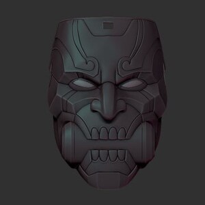 Cyberdemon Genji Mask 3D STL - Etsy Canada