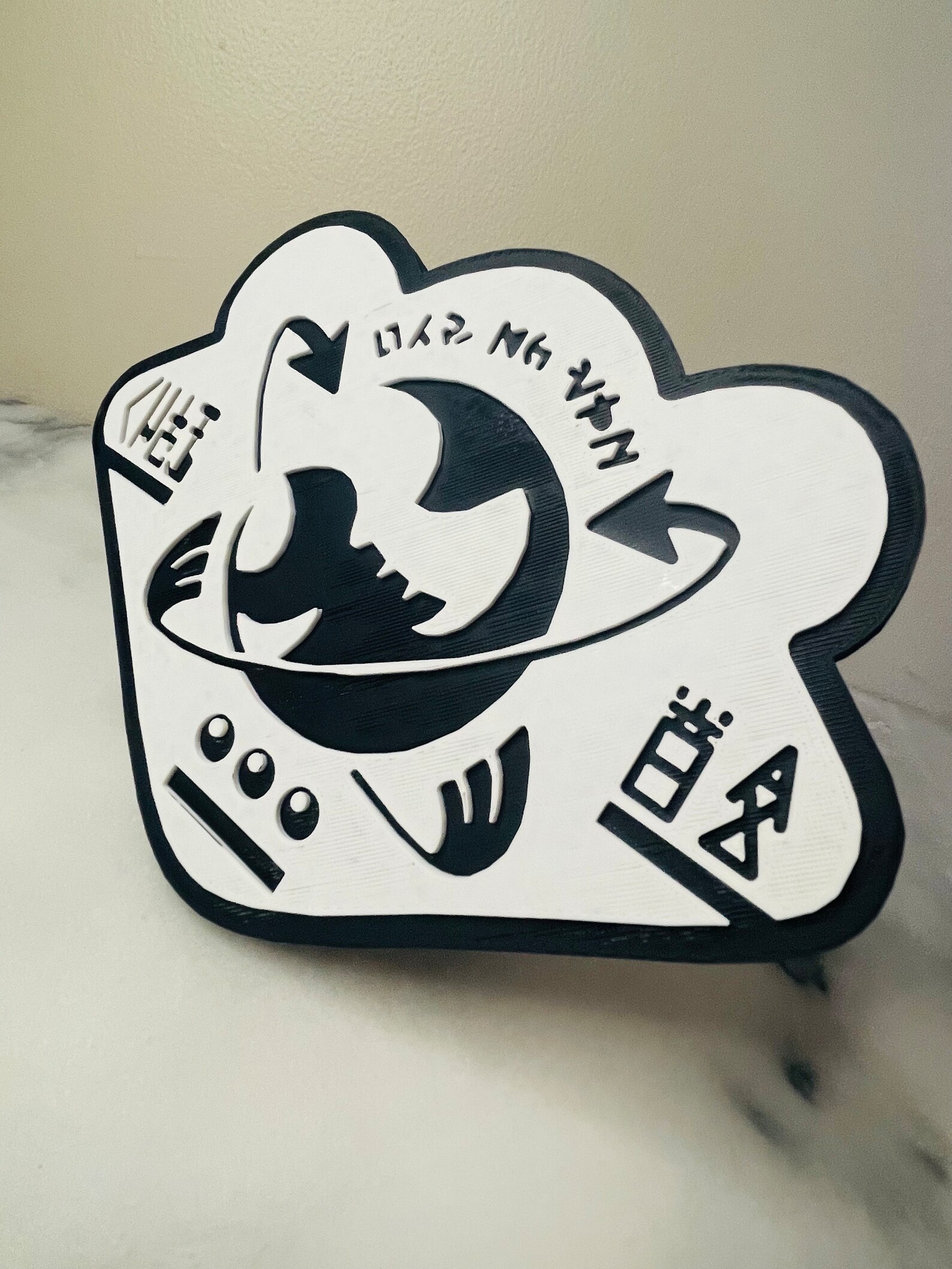 4 Splatoon Inspired Display Badges Statues ! Grizzco, Turf War, Anarchy ...