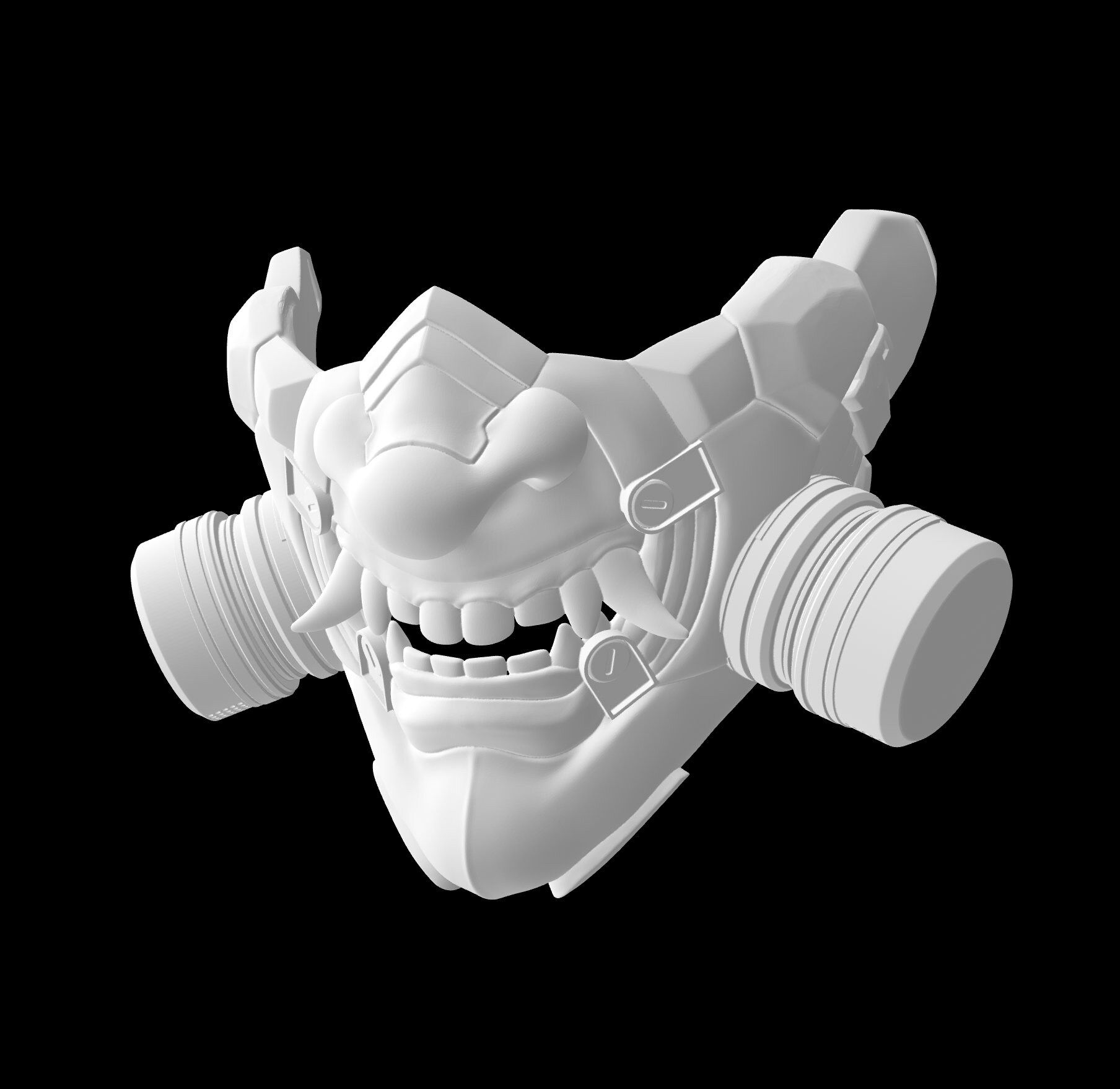Oni Samurai Gas Mask 3D Stl - Etsy Canada