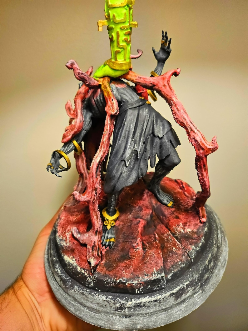 Mummy Ganondorf Inspired Statue Tears of the Kingdom Hand Painted MADE ...