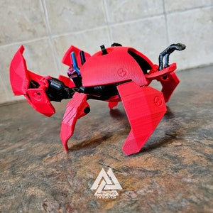 Splatoon Inspired Crab Tank Figure Unpainted Kit Fully Assembled Random ...