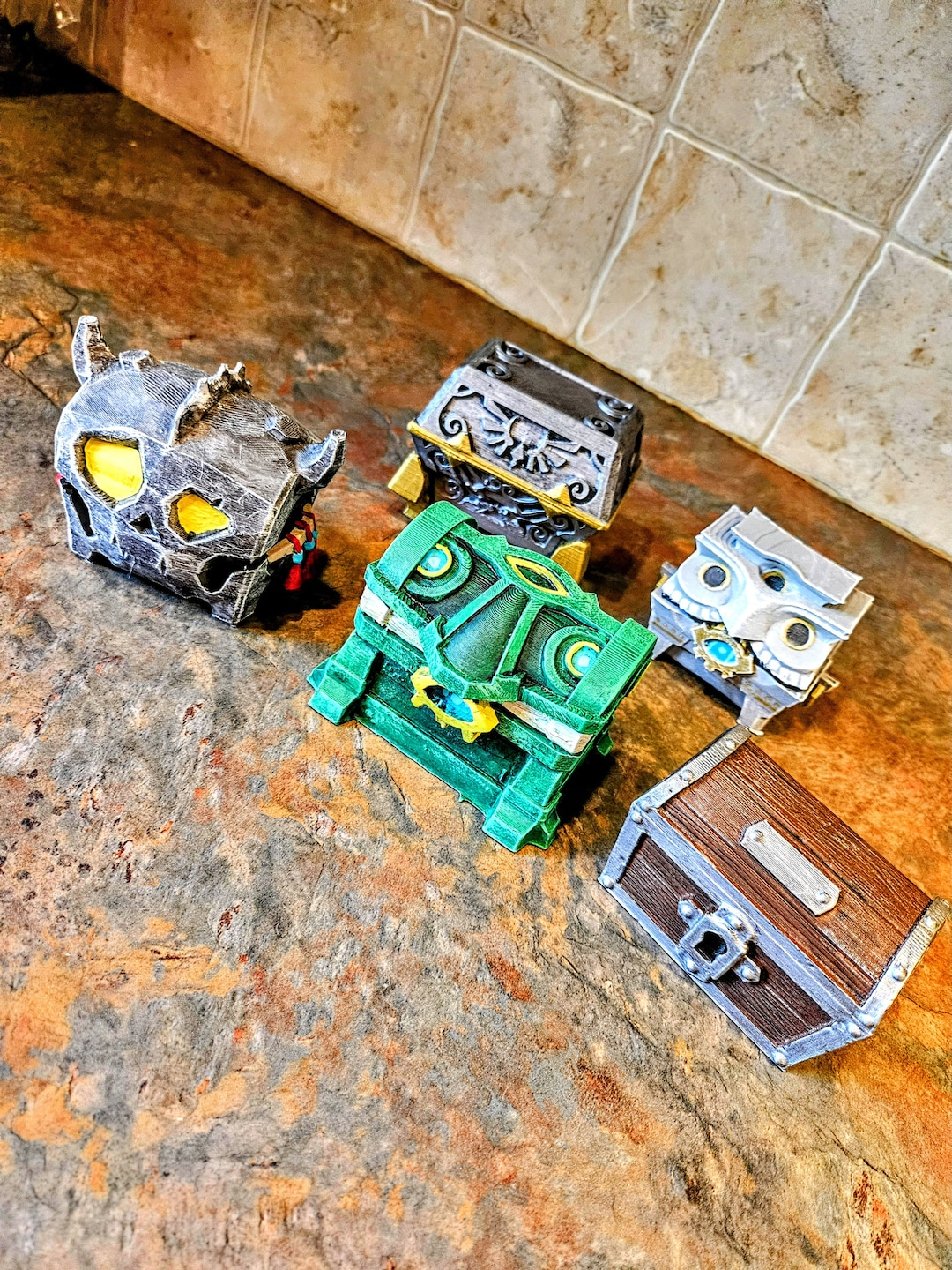 5 ZELDA Inspired Mini Chest Hand Painted Made to Order - Etsy