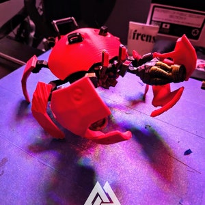 Splatoon Inspired Crab Tank Figure Unpainted Kit Fully Assembled Random ...
