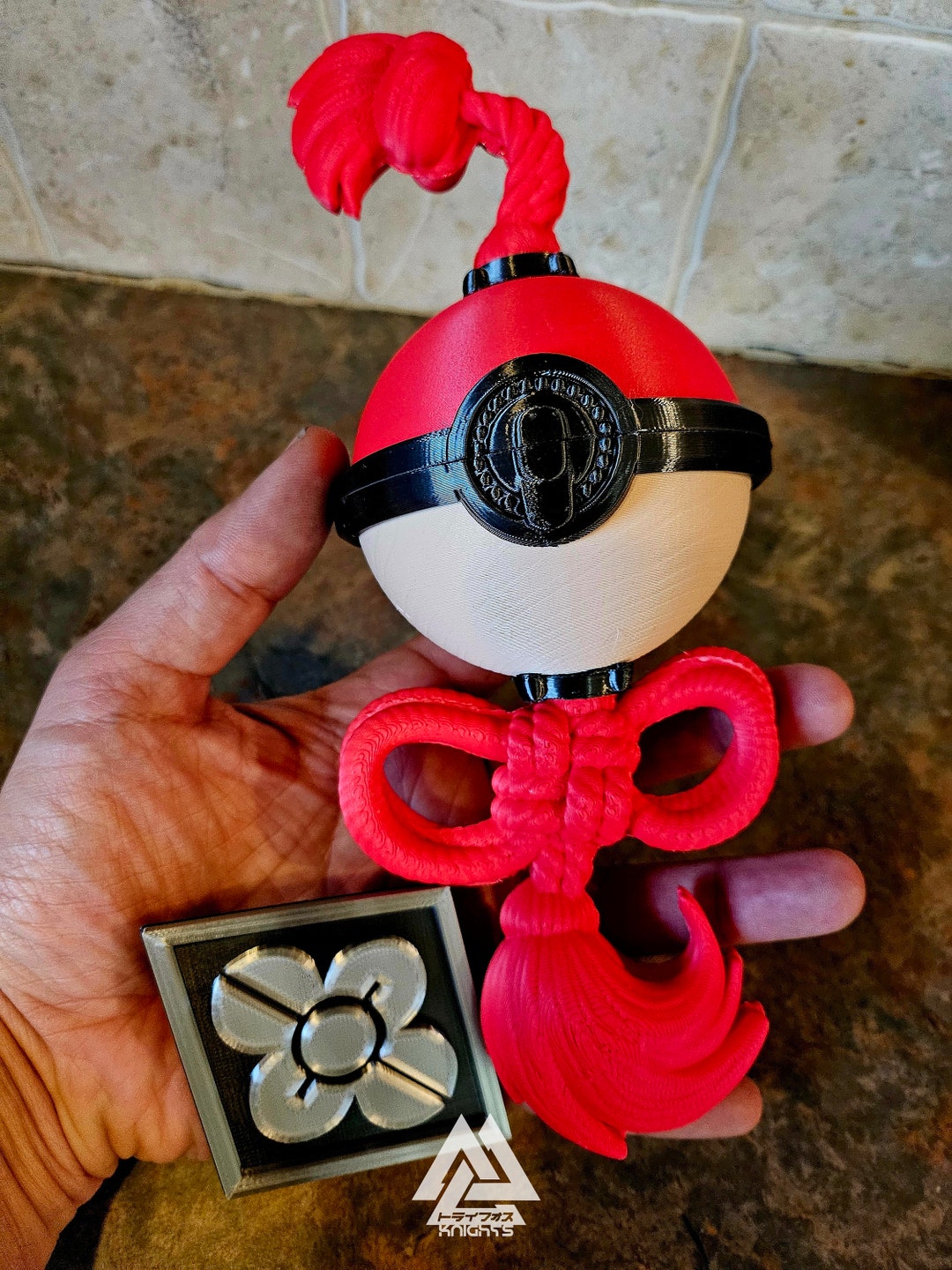 Poké Inspired Ancient Legend Ball With Survey Corps Pin Cosplay Made to ...