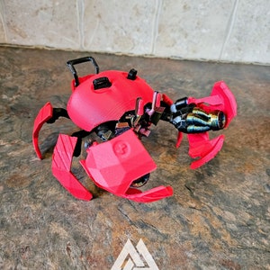 Splatoon Inspired Crab Tank Figure Unpainted Kit Fully Assembled Random ...