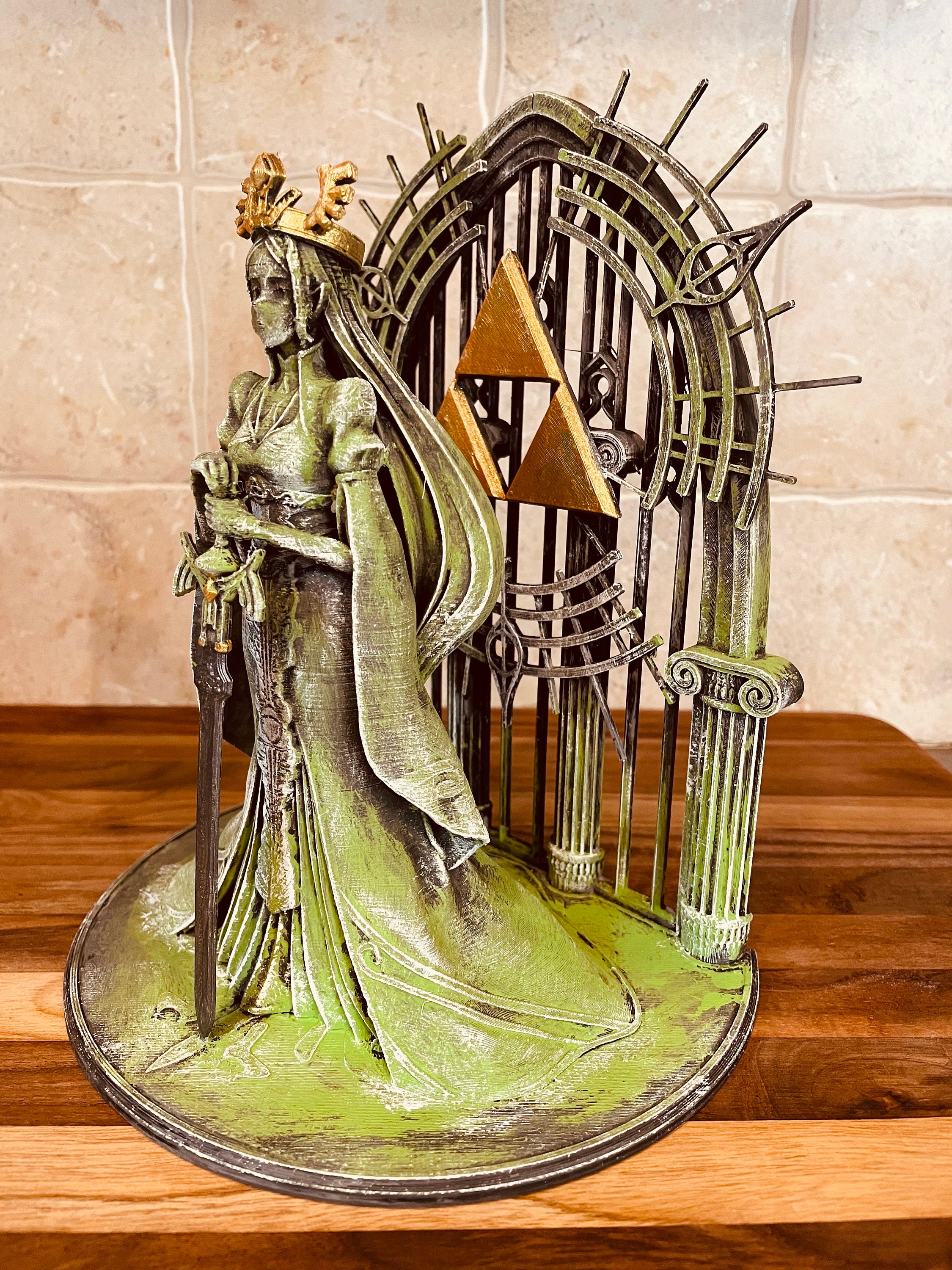 Zelda Inspired Princess of Hyrule Temple of Time Statue Diorama ...