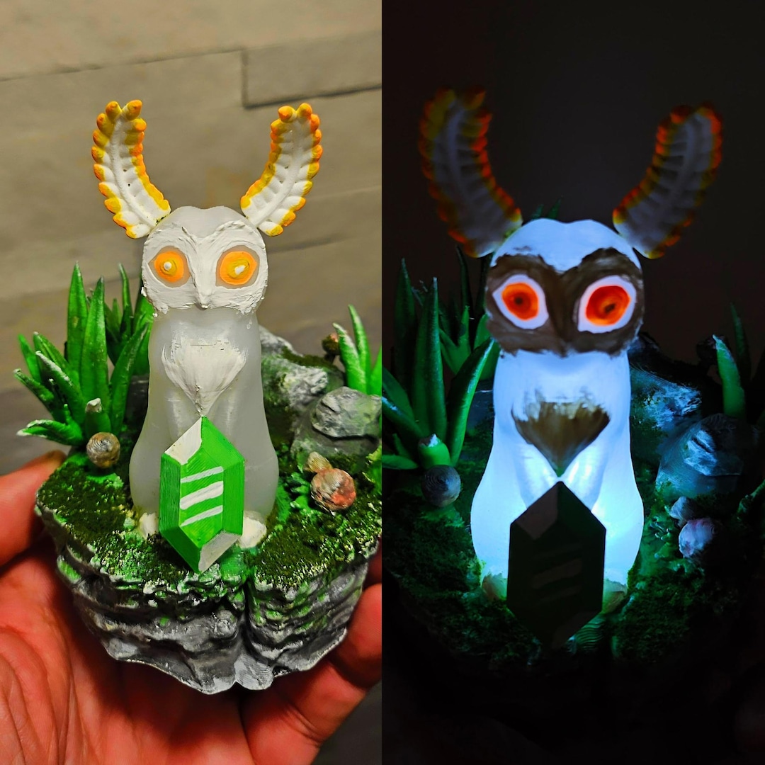 Zelda Inspired Blupee Mini Diorama LED Light Handpainted Made to Order ...