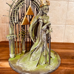 Zelda Inspired Princess of Hyrule Temple of Time Statue Diorama ...