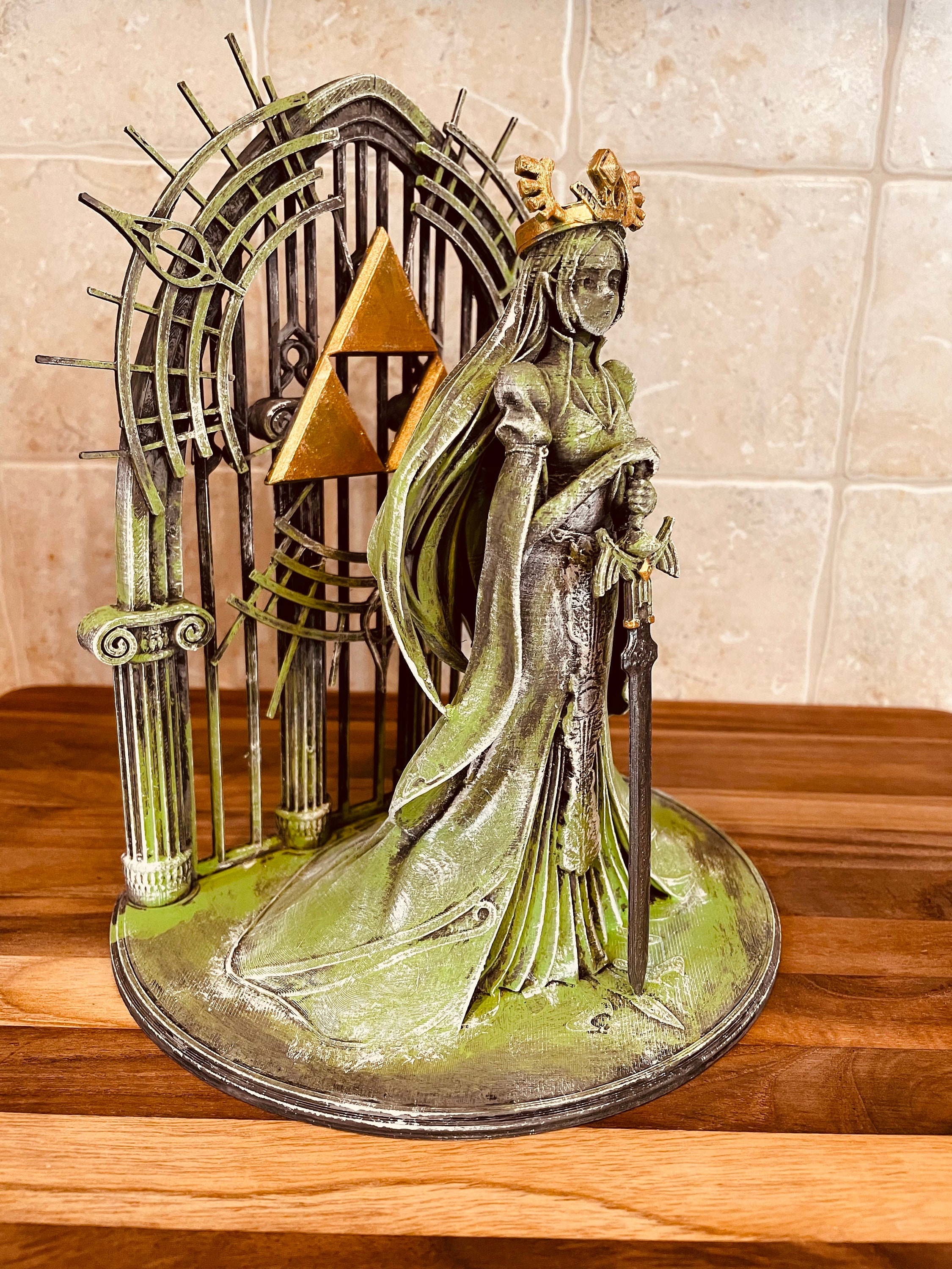 Zelda Inspired Princess of Hyrule Temple of Time Statue Diorama ...