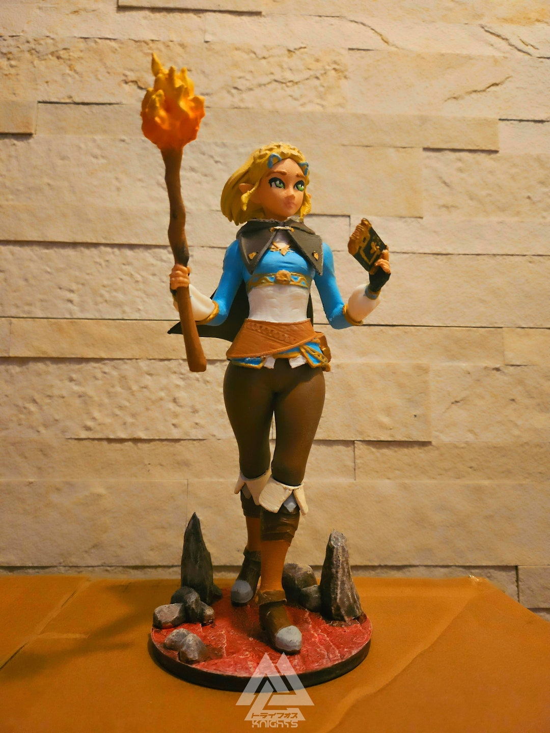 Princess Zelda Inspired Statue Tears of the Kingdom 8.5 Tall Fully Hand ...