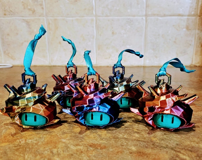 Splatoon Inspired Mini 5 Pack Super Sea Snail Ornaments/keychain Charms ...