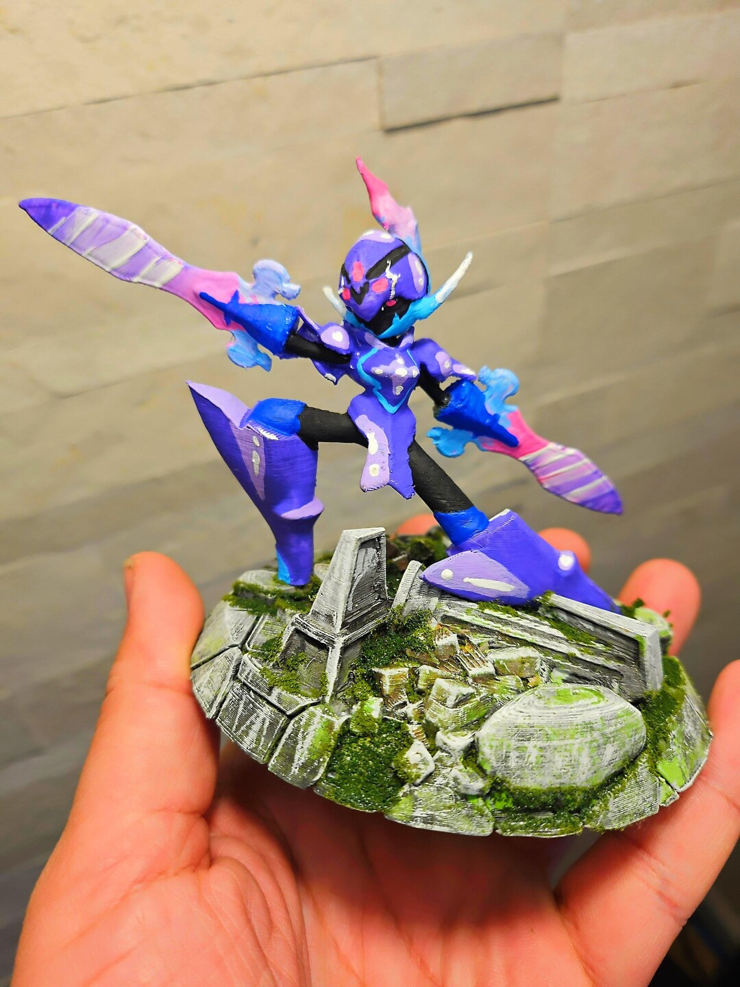 Fighting Ceruledge Diorama Handmade Made to Order - Etsy