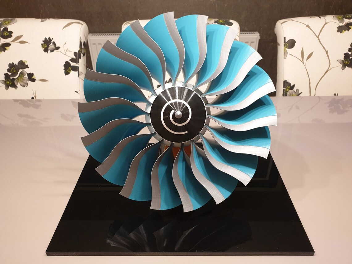 3D Printed Fan Assembly on the Jet Engine JET FA - Etsy UK