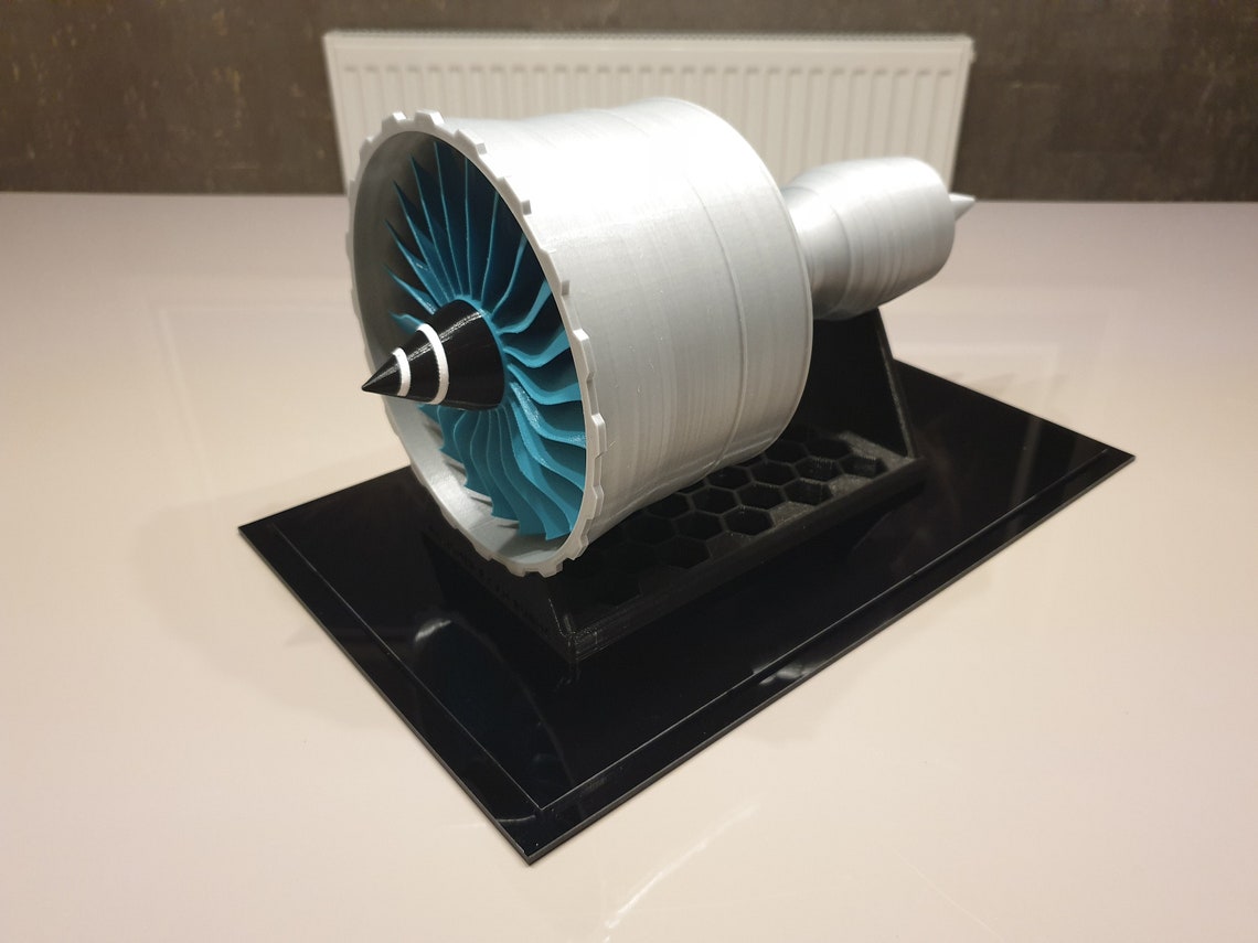 3D Printed Jet Engine Model JET M1 - Etsy