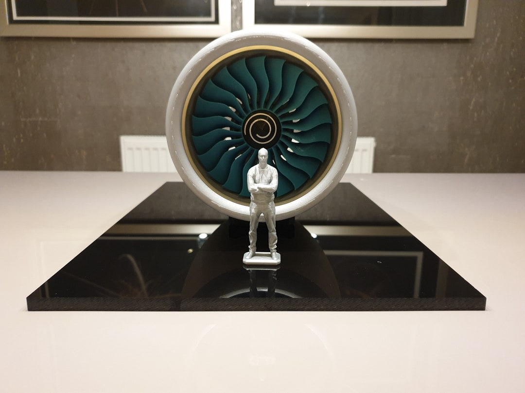 3D Printed Jet Engine Model Fitted With Nacelle JET MN - Etsy