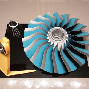 3D Printed Fan Assembly on the Jet Engine JET FA - Etsy UK