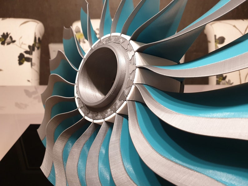 3D Printed Fan Assembly on the Jet Engine JET FA - Etsy UK