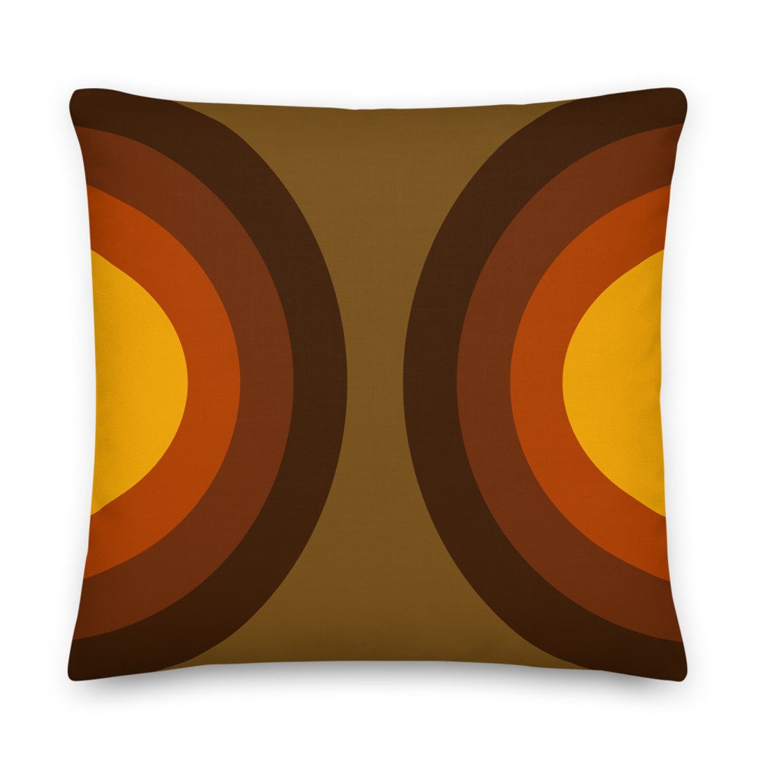 70s Pillow Case 70s Decor Vintage Cushion Retro Pillow for Couch 60s ...