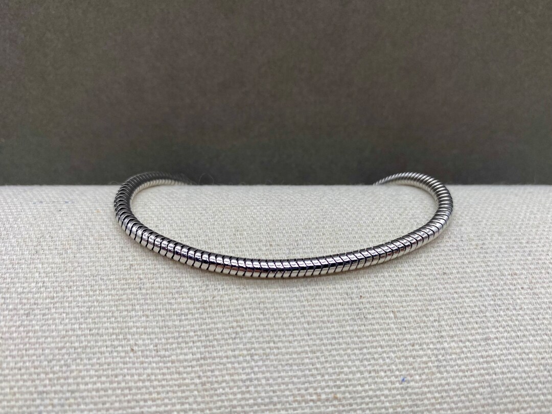 Sarah Coventry Bracelet Silver Tone Snake Chain Bracelet - Etsy