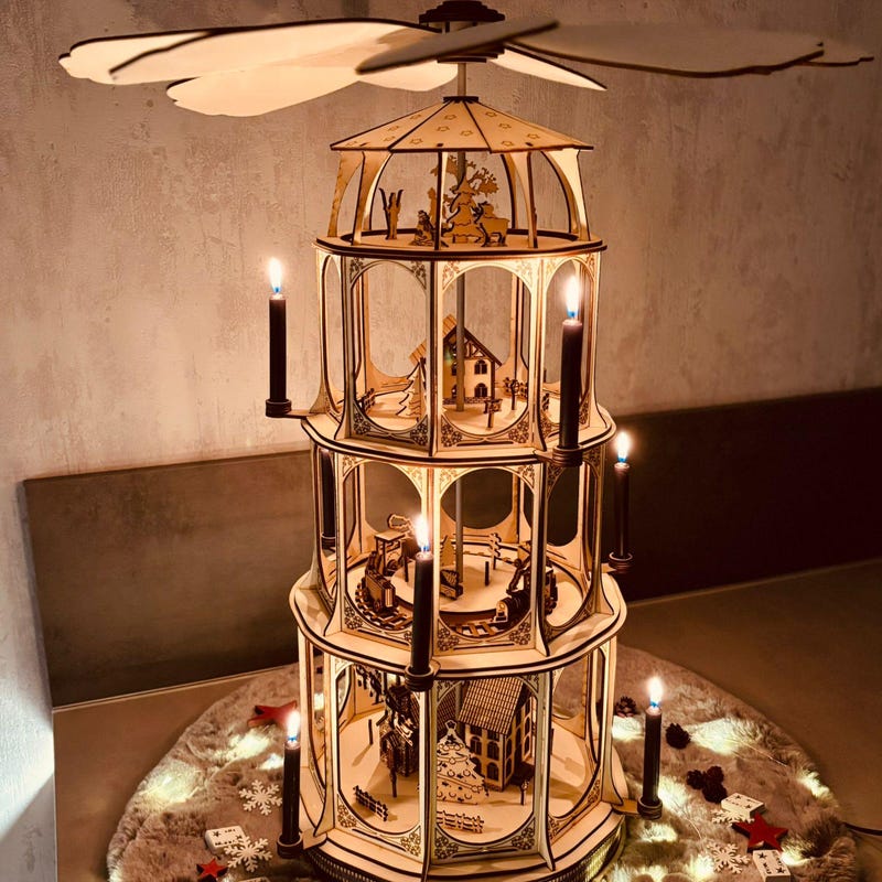 Christmas Town Carousel - Etsy