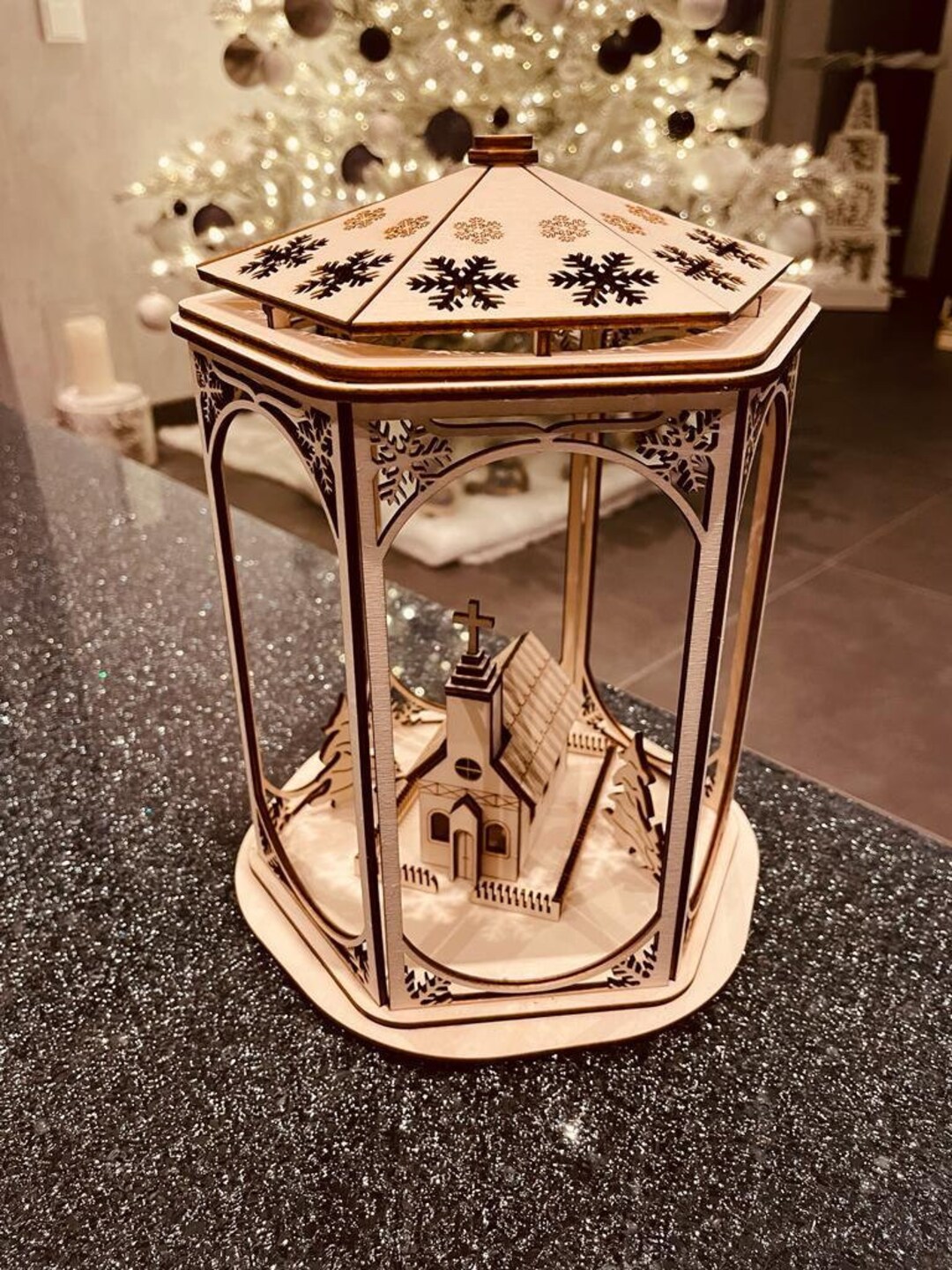 Christmas Lantern "church" Lasercut File - Lightburn, SVG, DXF - Etsy UK