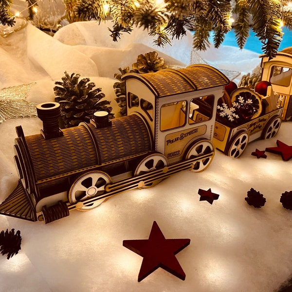 Christmas Train - Etsy