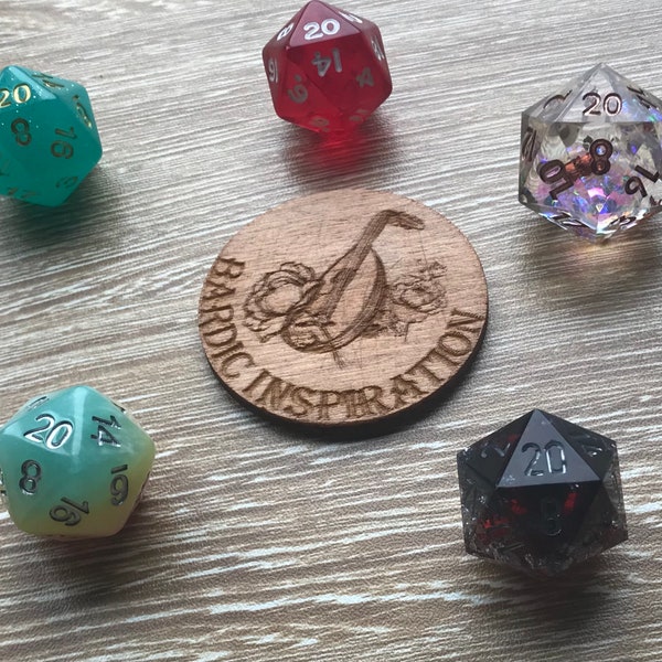 Bardic Inspiration Token - Etsy