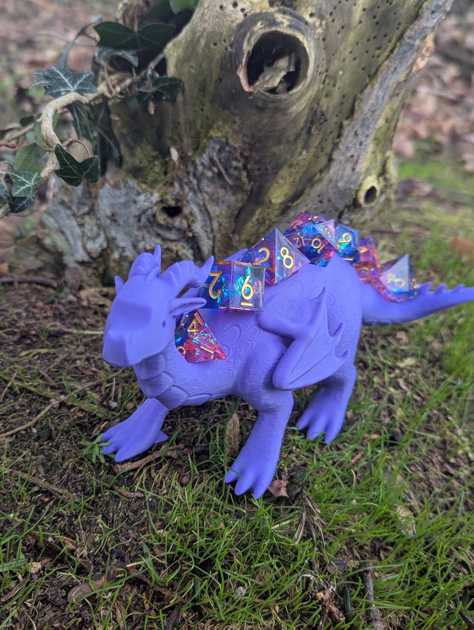 Dragon Dice Holder, Dnd Dice Storage, 3d Printed Dice Display ...