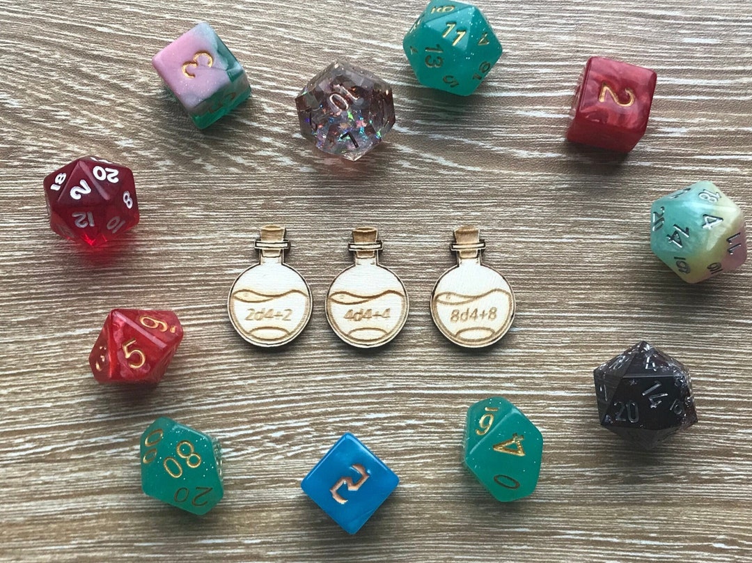Health Potion Wooden Engraved Token, D&D Tabletop Gamer Token, Dungeon ...