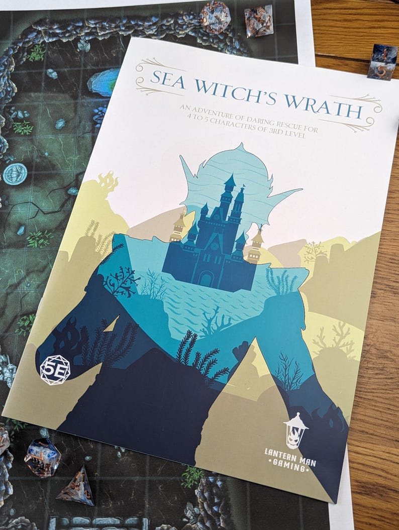 Sea Witch's Wrath Level 3 One Shot Adventure for D&D 5E Ocean Theme - Etsy