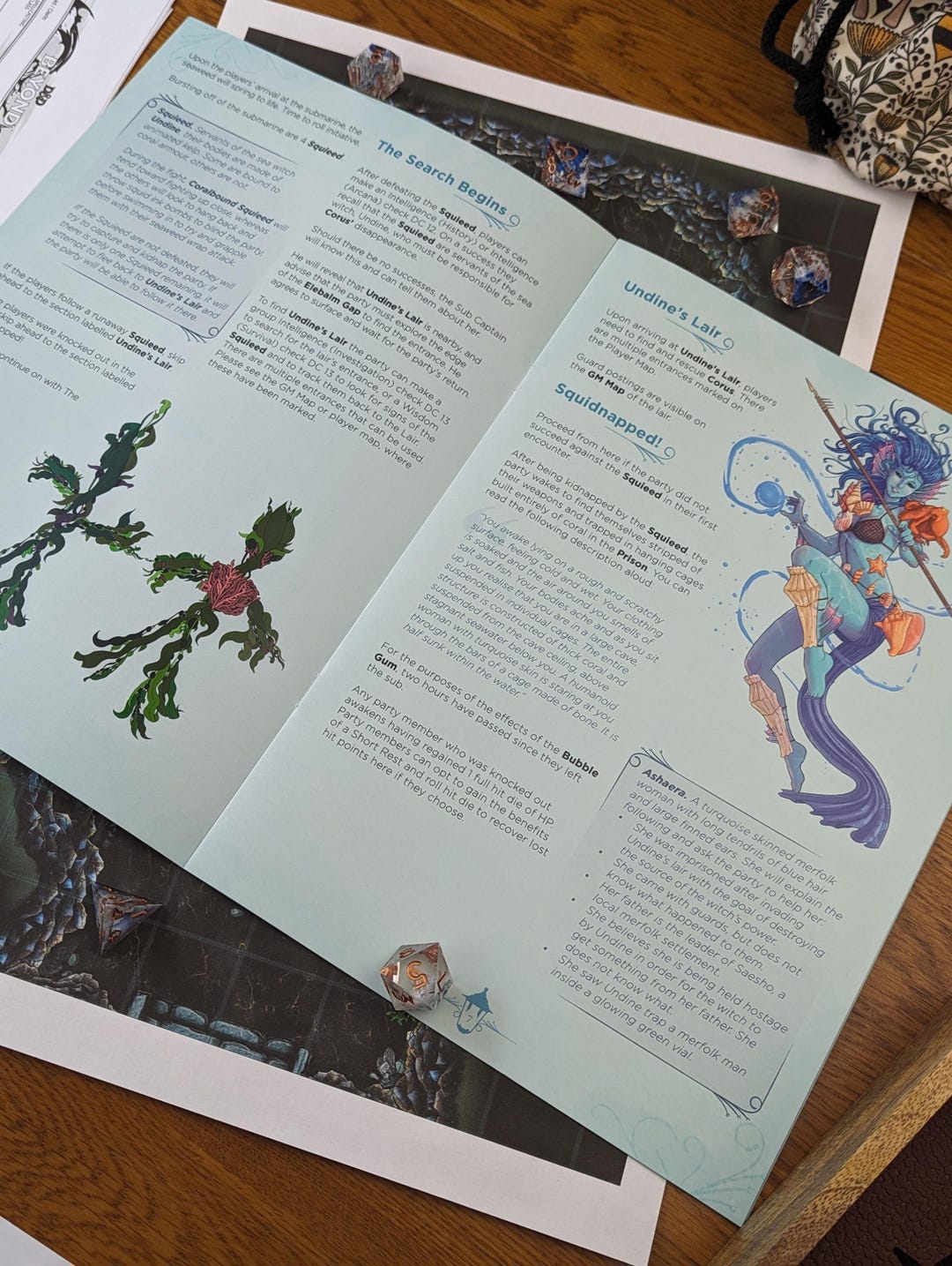 Underwater Sea Adventure for D&D 5E - Ocean Theme One Shot - Sea Witch ...