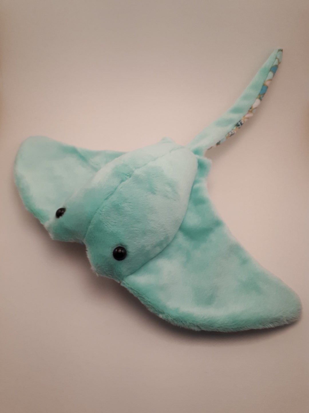 Handmade Stingray Plush - Mint Mermaid - Etsy