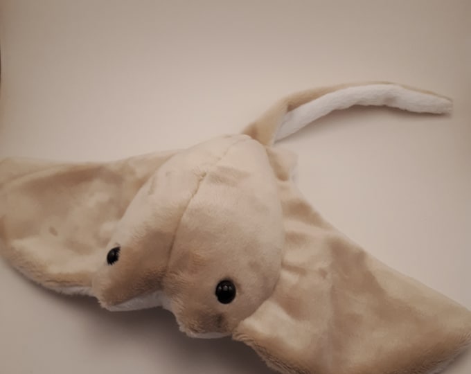 Cute Chibi Stingray Plush - MTO - Manta Ray, Plush, Stingray, Oceanlife ...