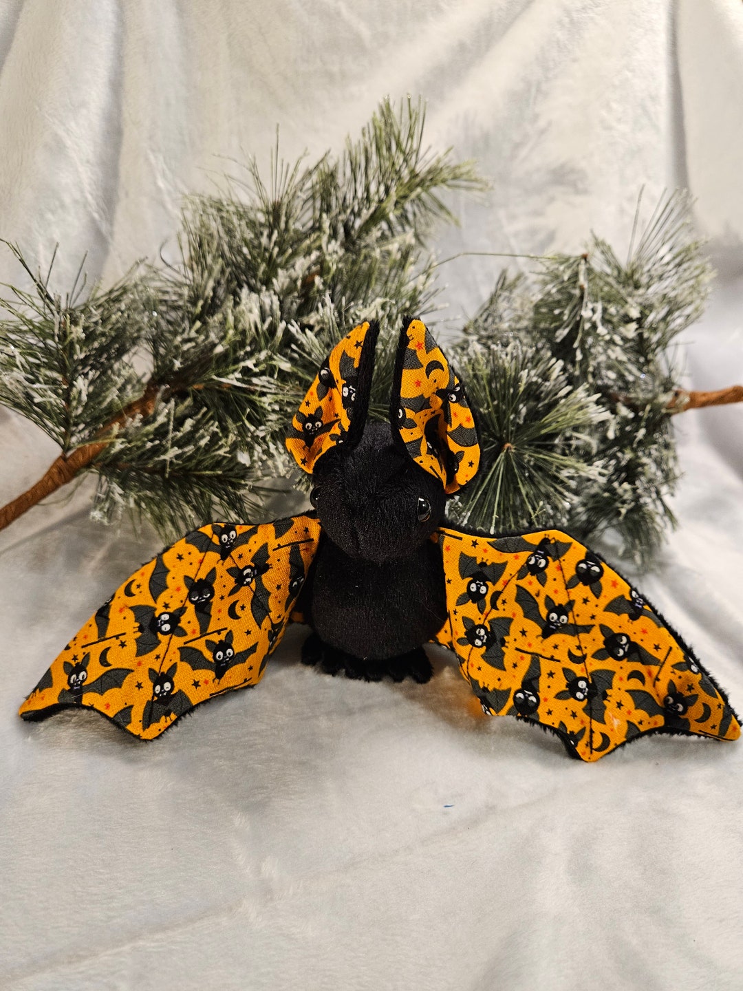 Small Handmade Bat Plush - Bats on a Bat - Etsy