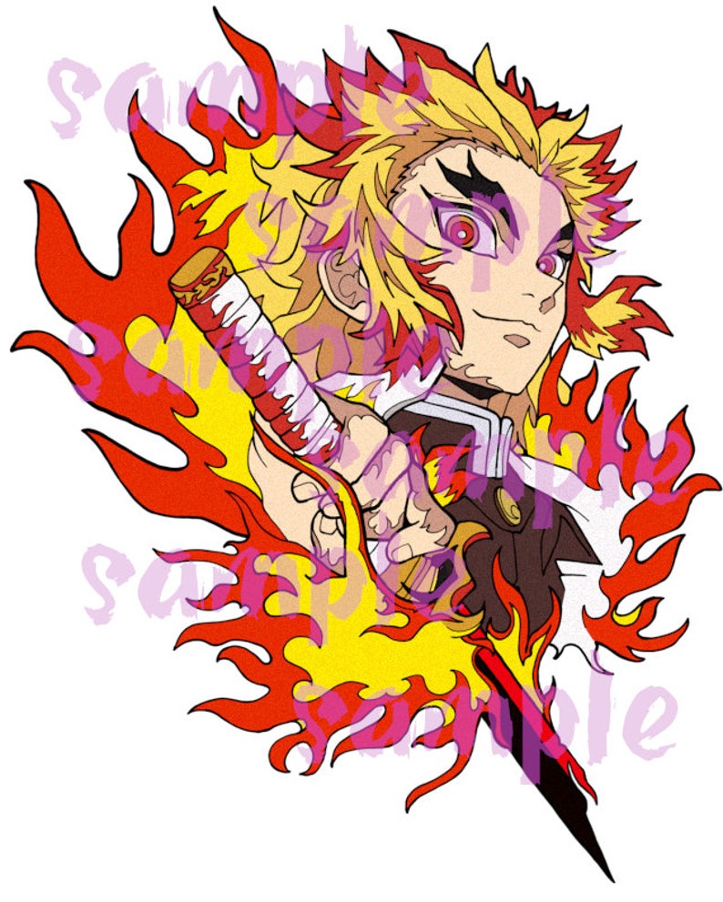 Flame User SVG y PNG arte de anime - Etsy México