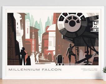 Millenium Falcon Art | Etsy