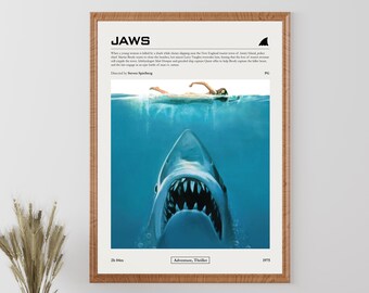 Jaws 1975 Poster - Etsy