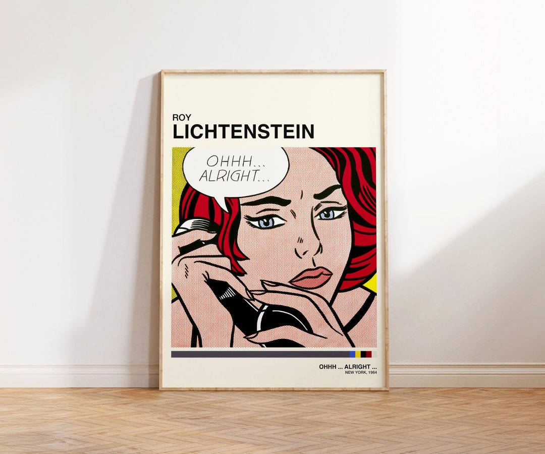 Roy Lichtenstein Print Ohhh ... Alright ... Print - Etsy