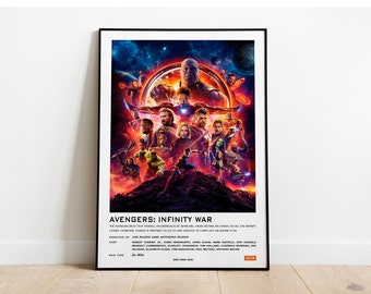 Infinity War Poster - Etsy