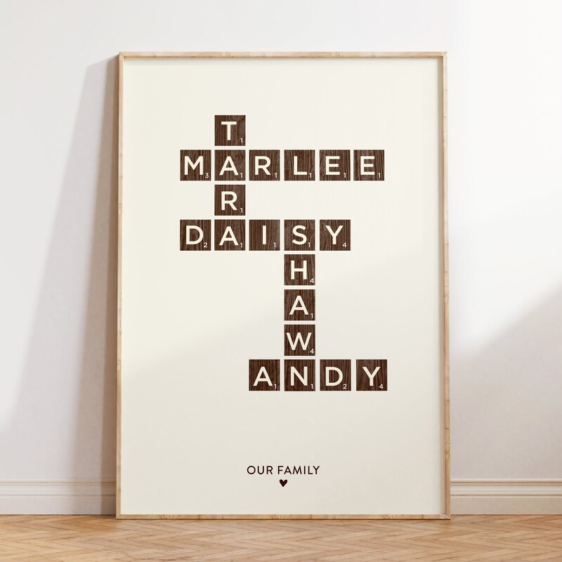 Crossword Names - Etsy