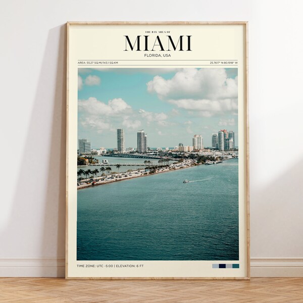 Miami print - Etsy