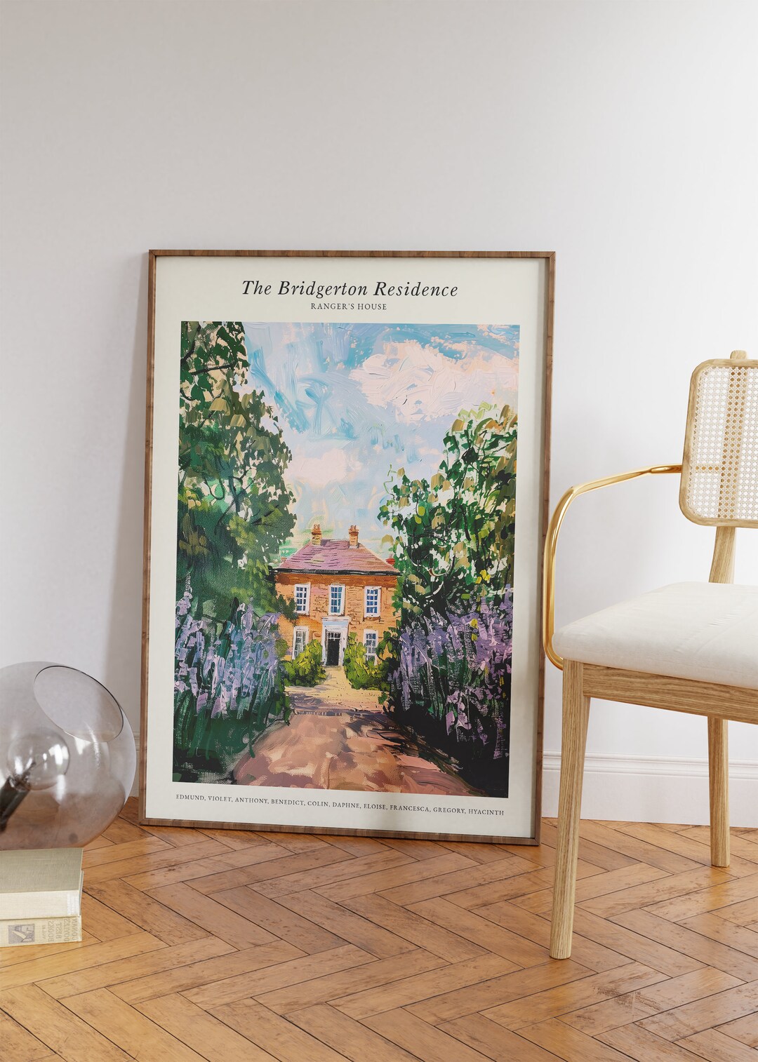 The Bridgerton Print Bridgerton House Print Bridgerton Anthony House