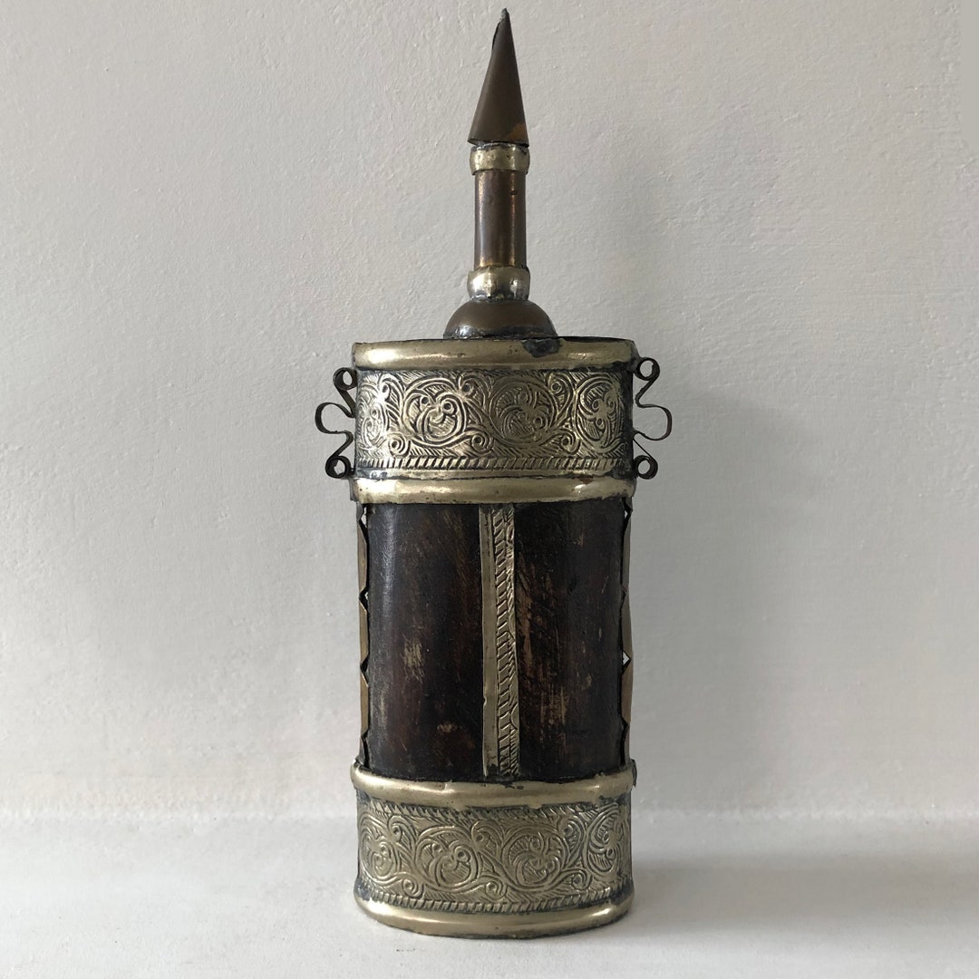 Vintage Moroccan Gunpowder Flask - Etsy