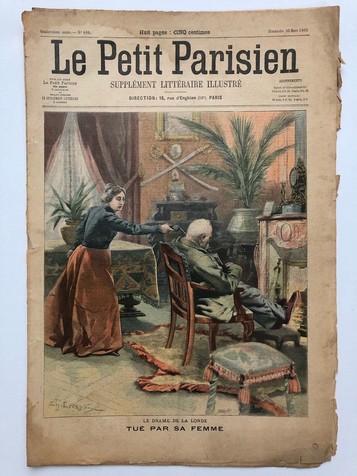 Journaux anciens « Petit Parisien/Journal de 1890 à 1915. - Etsy France