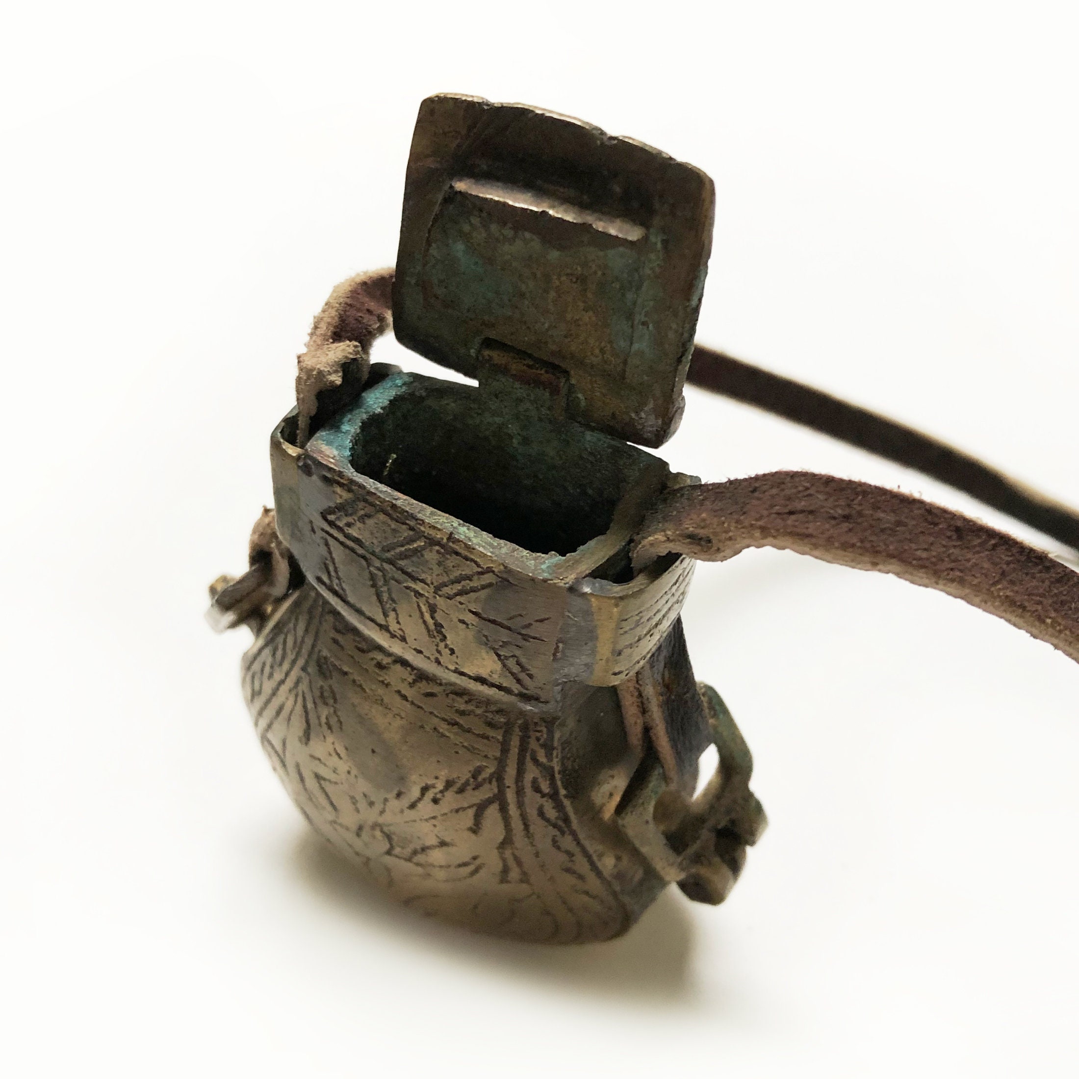 Ancient Ottoman Gunpowder Flask - Etsy