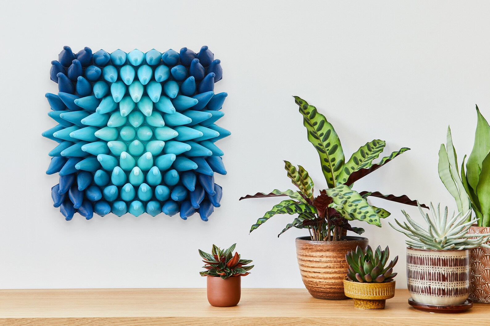 Swirly Sprouts 3D Printed Wall Sculpture Abstract - Etsy