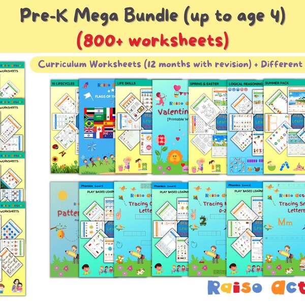 Pre K Curriculum - Etsy